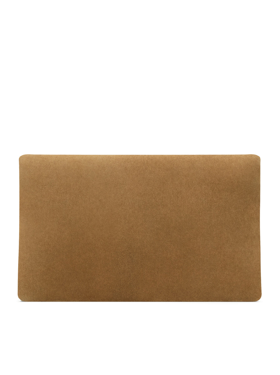 POCHETTE ENVELOPE CASSANDRE GRANDE IN SUEDE – Suit Negozi